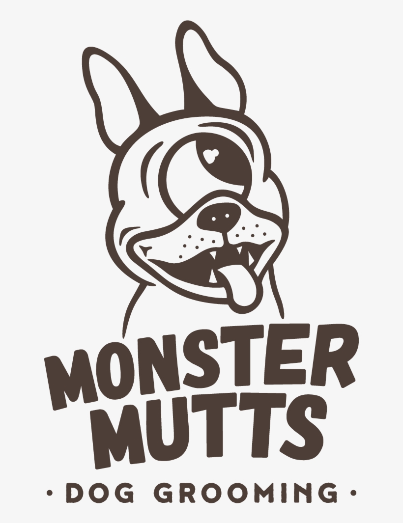 Monster Mutts Logo - Monster Dog Logo - 640x1047 PNG Download - PNGkit