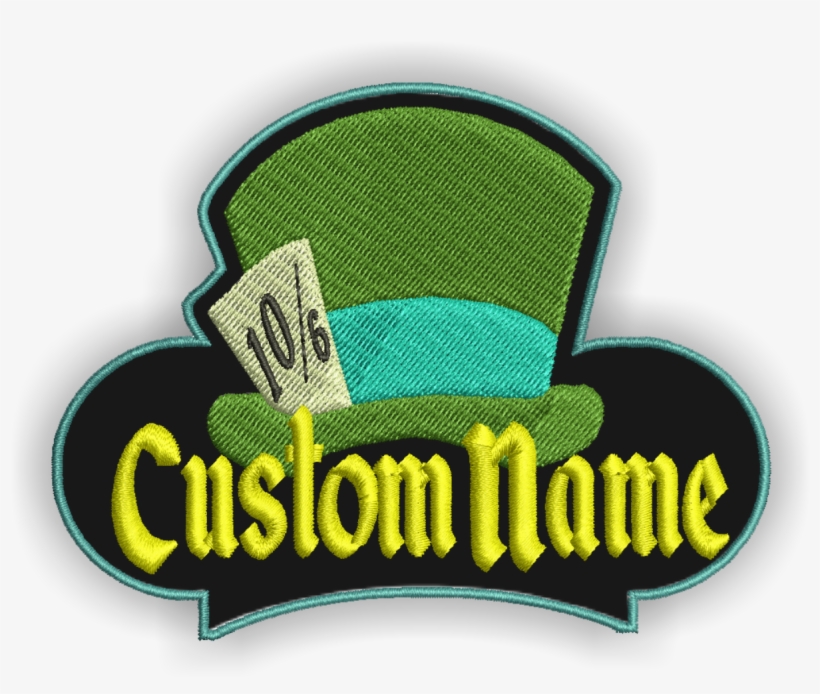 Custom Hatter Patch - Label - 1285x995 PNG Download - PNGkit