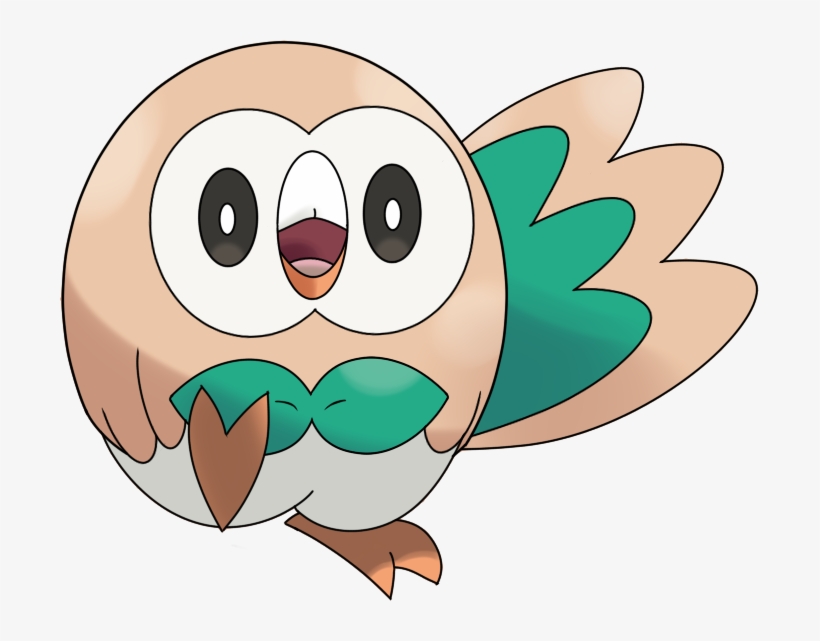 Png - Pokemon Rowlet Png - 699x561 PNG Download - PNGkit
