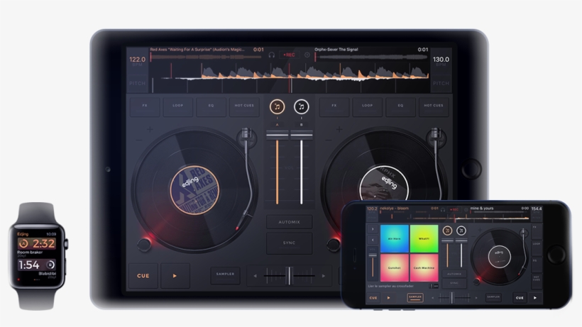 The World's Most Downloaded Dj App - Disc Jockey - 1055x542 PNG ...