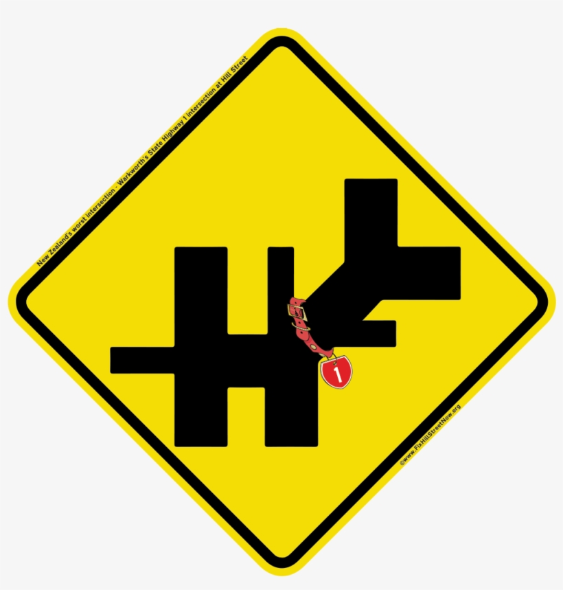 Hair Pin Bend Safety Signs - 1000x995 PNG Download - PNGkit