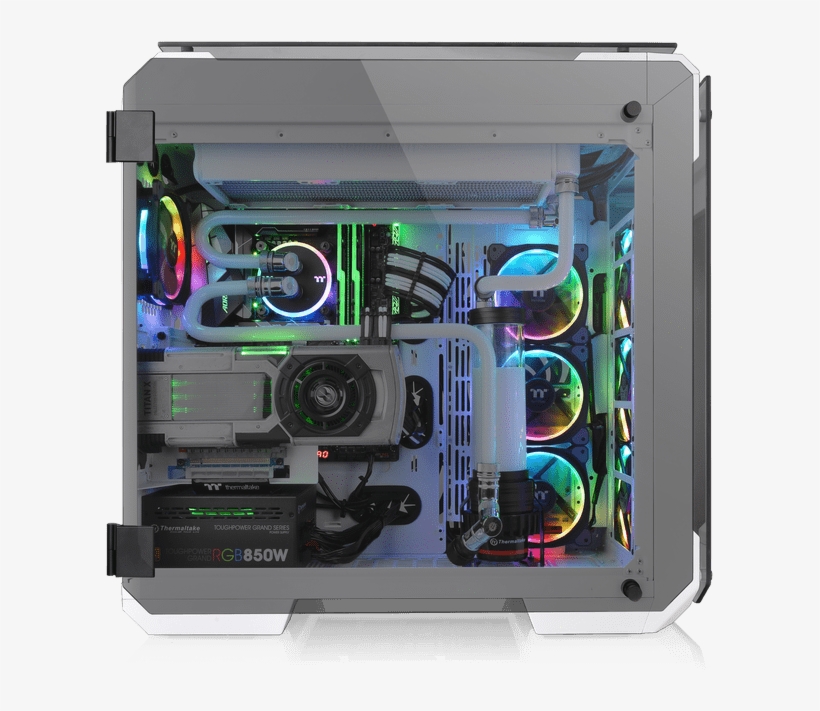 Thermaltake Tt Premium Pci E - Thermaltake View 71 White - 768x780 PNG ...