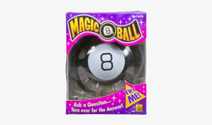 Magic 8 Ball - Mattel Magic 8 Ball - 989x406 PNG Download - PNGkit