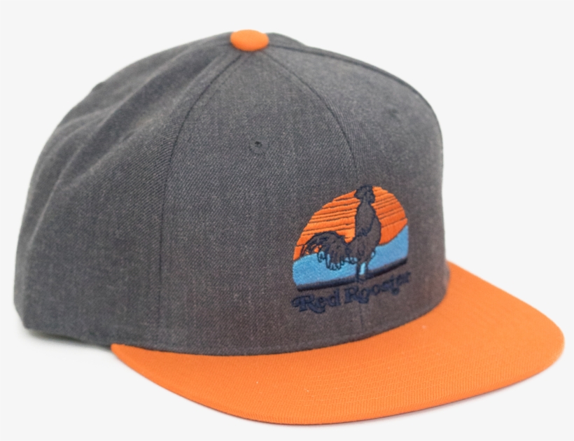 Gray & Orange Wool Snapback - Baseball Cap - 2250x3000 PNG Download ...