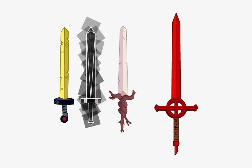 Vector Swords Golden - Finn And Jake Sword - 500x500 PNG Download - PNGkit