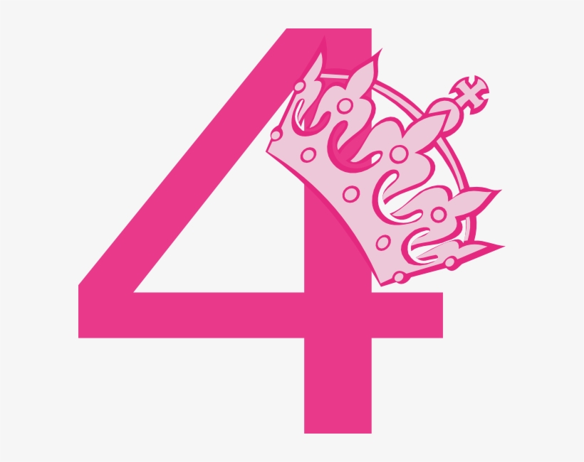 Picture Free Download Pink Number 3 Clipart - Happy Birthday 4th Png ...