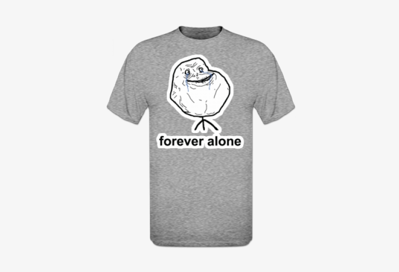 Forever Alone Face Crying Download - T-shirt - 480x480 PNG Download - PNGkit
