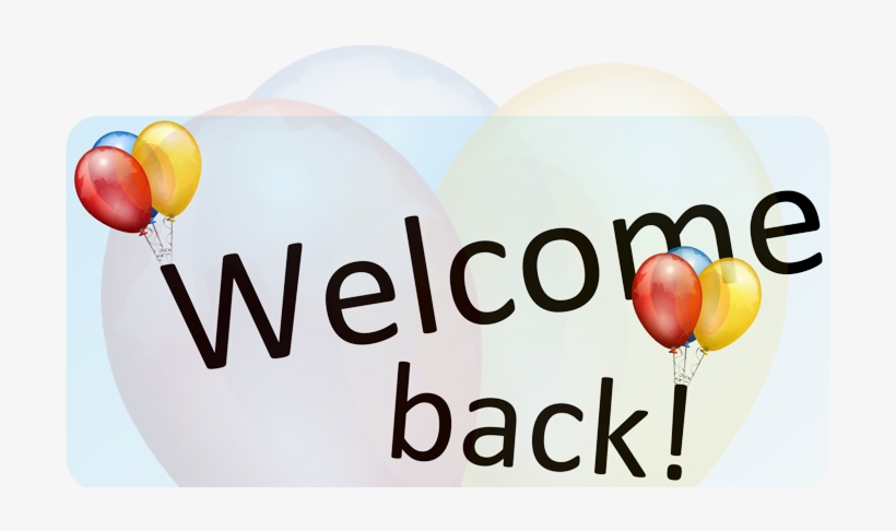 Welcome Back - Birthday Balloons - 700x406 PNG Download - PNGkit