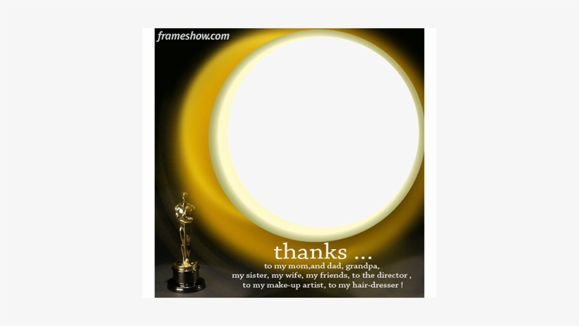 Oscar Photo Frame - Picture Frame - 416x382 PNG Download - PNGkit