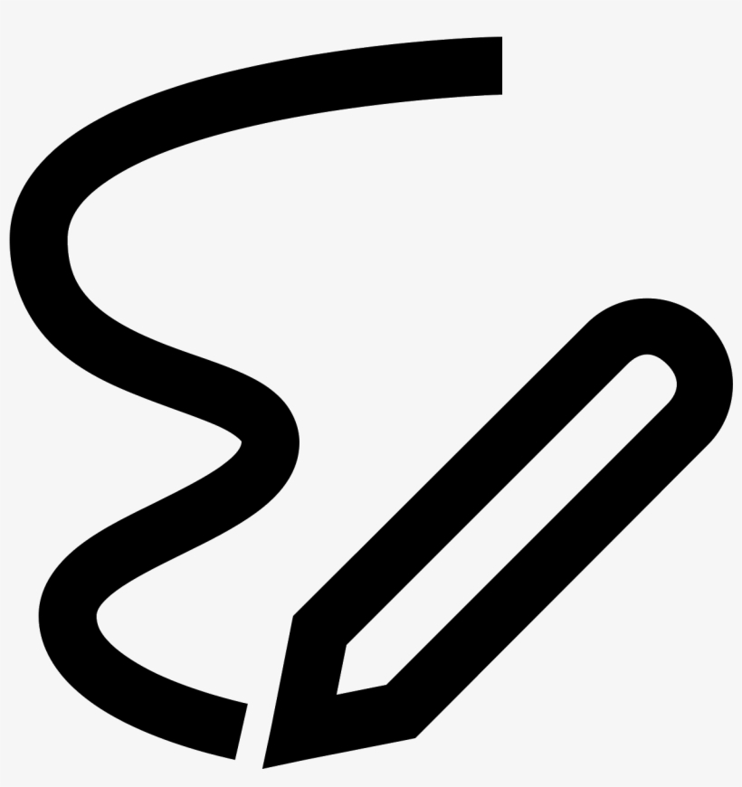 There Is A Squiggly Line Heading Downwards, And Where - Icon ...