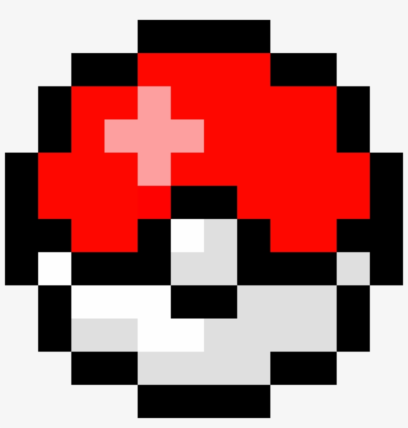 Pokeball - 8 Bit Pokeball - 1056x1056 PNG Download - PNGkit