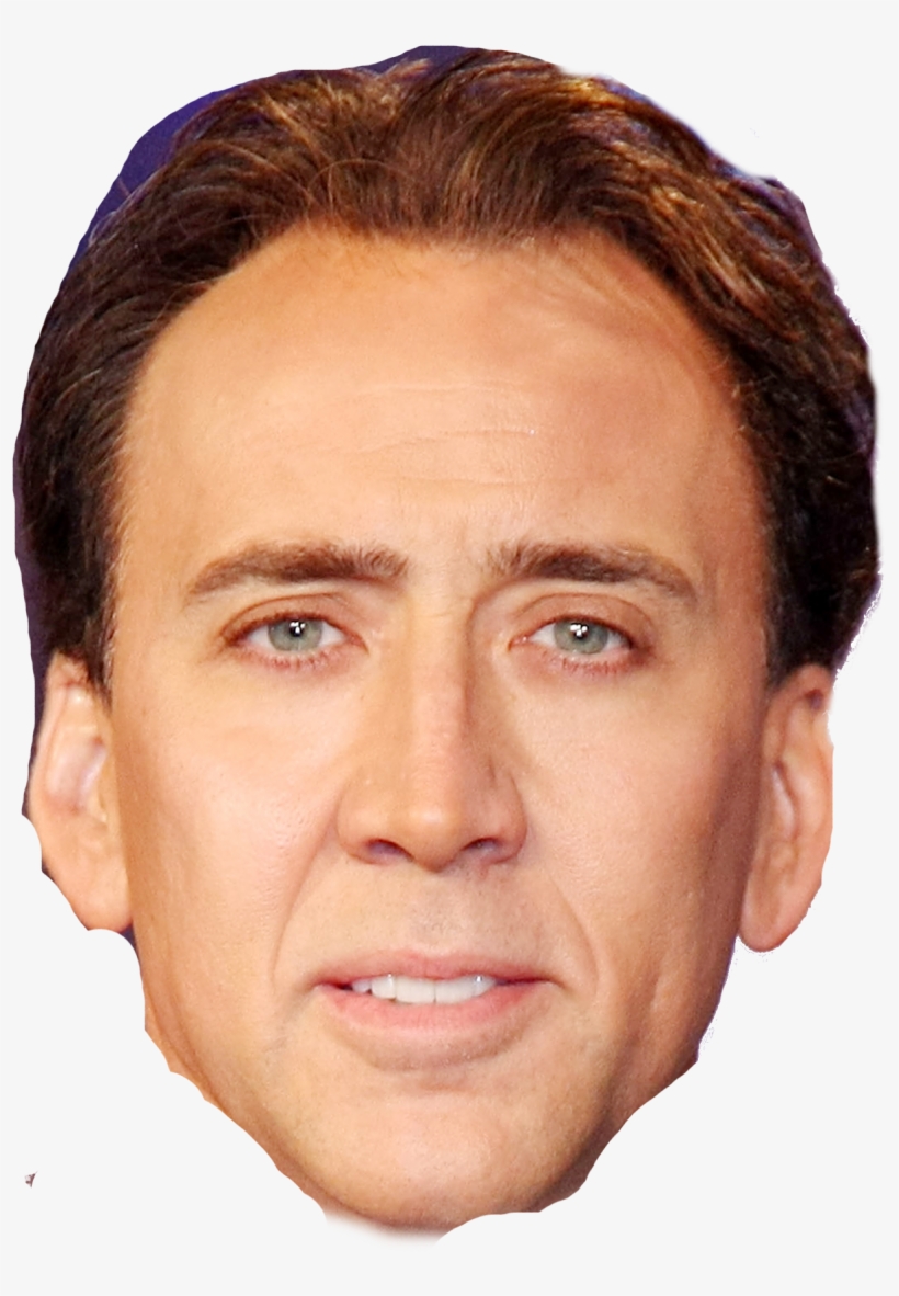 Nicolas Cage Rainbow Background