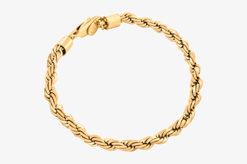 Rope Bracelet - Gold - Marcozo - Bracelet - 600x600 PNG Download - PNGkit
