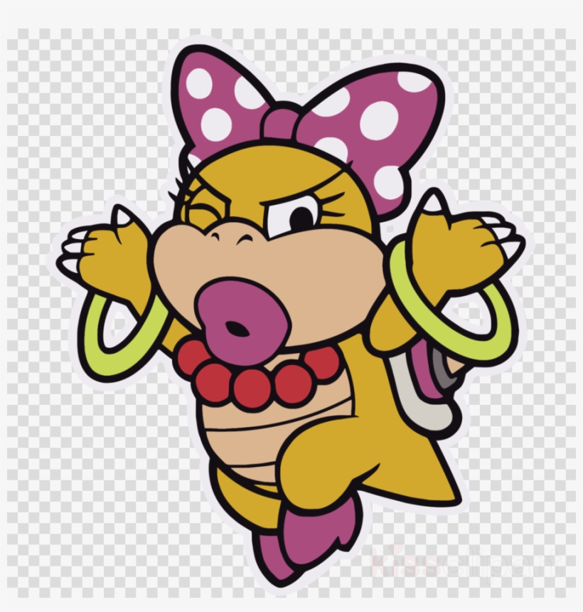 Wendy O Koopa Clipart Paper Mario - Wendy O Koopa Paper Mario - 900x900 ...