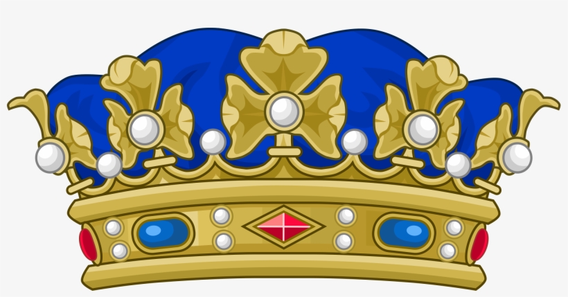 Heraldic Depiction Of A Duke's Coronet, With Blue Bonnet - Crown Duke - 2000x950 PNG Download ...