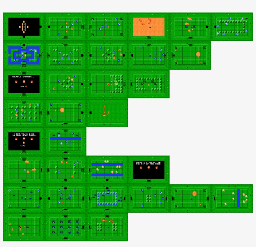 Legend Of Zelda Dungeon 7 Layout - 1536x1408 PNG Download - PNGkit