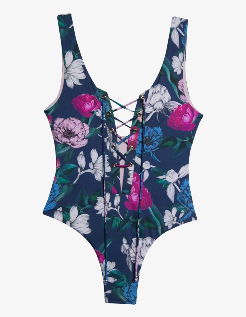 Alli Lace Up One Piece - Orlistat - 819x1024 PNG Download - PNGkit