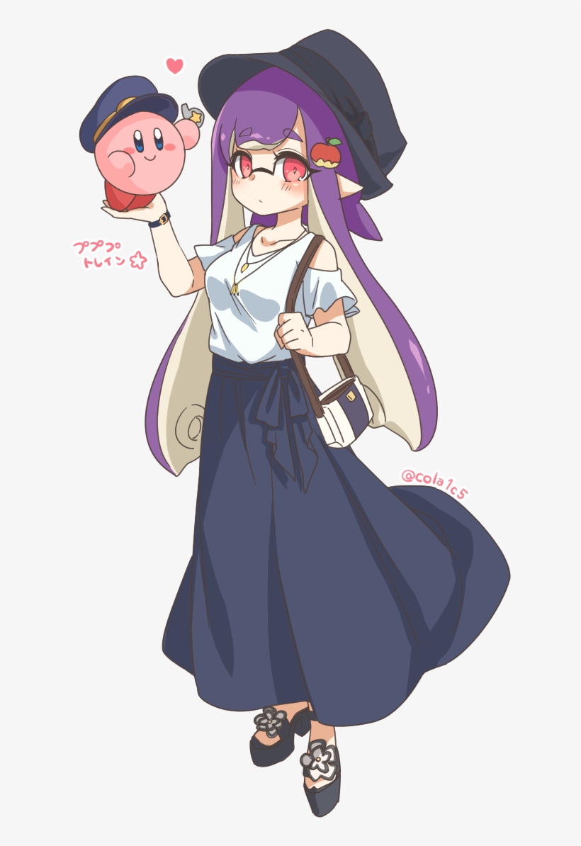 1502829158796 - Inkling And Kirby - 706x1170 PNG Download - PNGkit