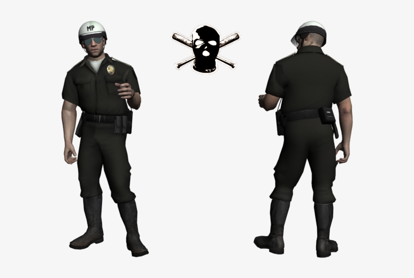 Новый Персонаж New Pd Skins Для Gta San Andreas - Biker Cop Skin Samp ...