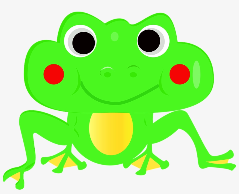 Frog, Vector, Cartoon - Ribbit Frog - 939x720 PNG Download - PNGkit