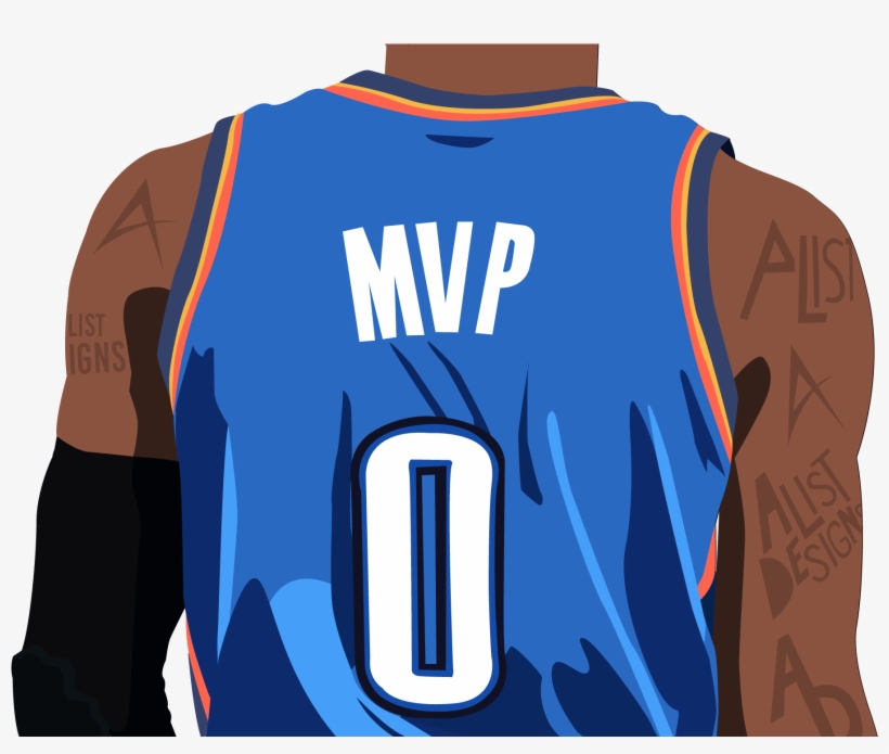 Russell Westbrook Mvp Illustration - 1828x1429 PNG Download - PNGkit