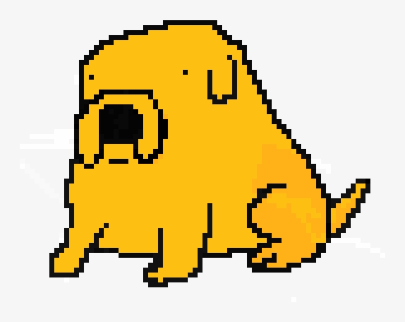 Jake The Dog - Pixel Art Jake The Dog - 740x700 PNG Download - PNGkit