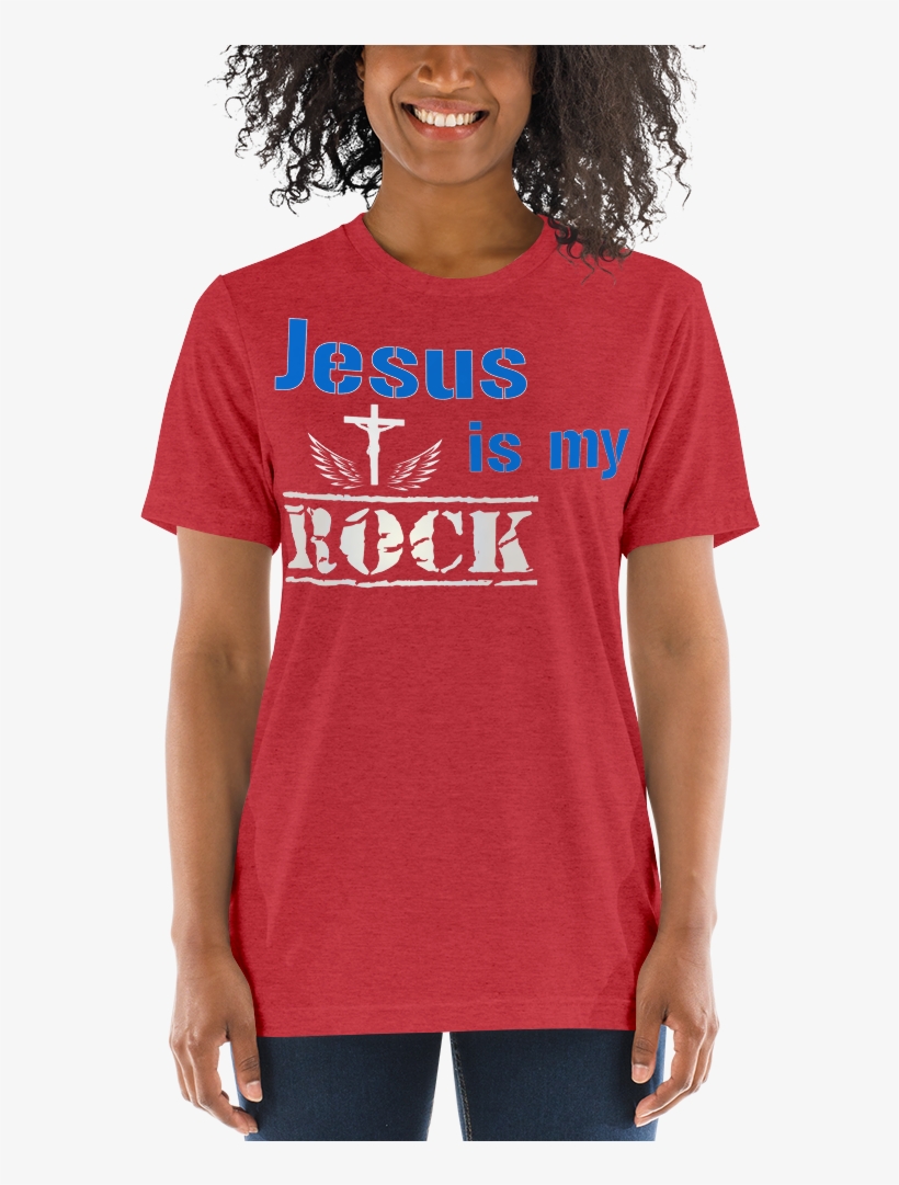 Jesus Is My Rock - T-shirt - 1000x1000 PNG Download - PNGkit