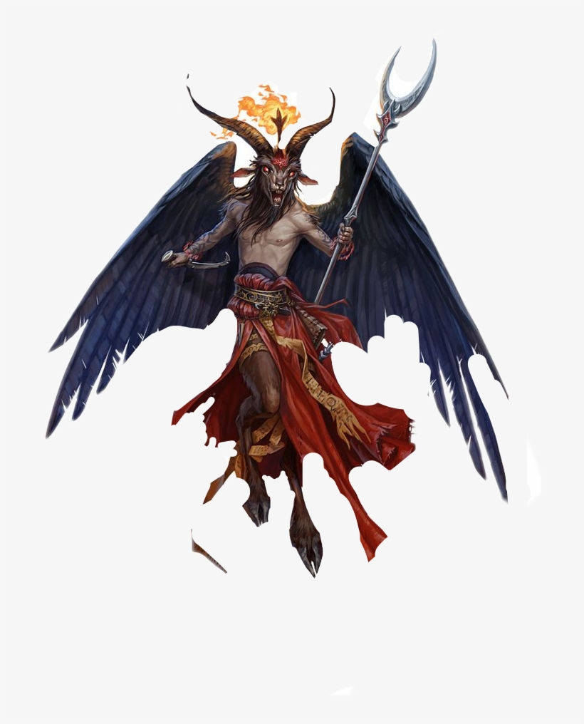 Demon Sticker - Goat Demon Pathfinder - 700x936 PNG Download - PNGkit