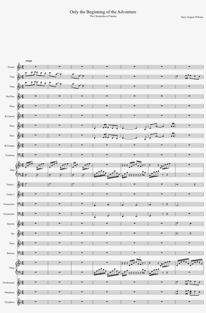 Print - Score Copland Fanfare For The Common Man - 1575x2362 PNG ...