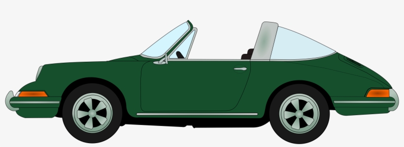 Porsche 911 Targa Profile - Porsche 911 Targa Vector - 2048x800 PNG ...