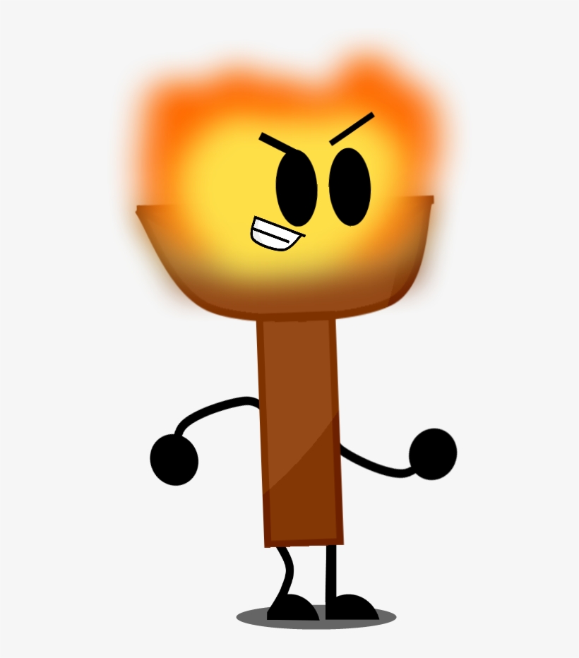 Island Of The Objects Contestants Torch By - Drawing - 520x852 PNG ...