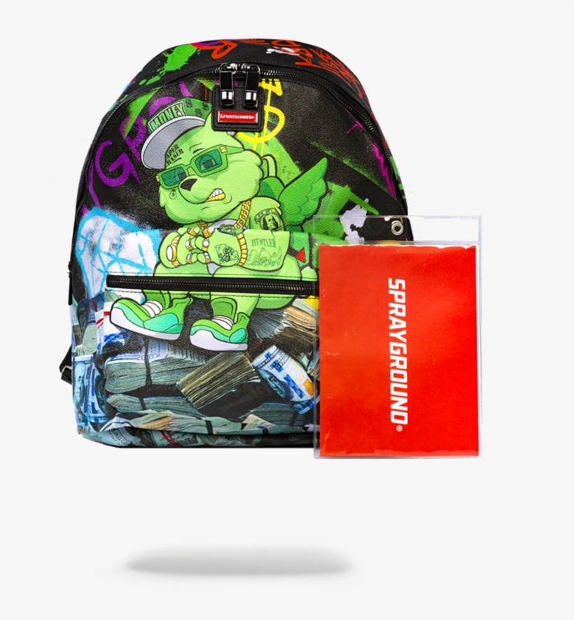 Money Bear Stacks Backback - Sprayground Backpacks With A Bear ...