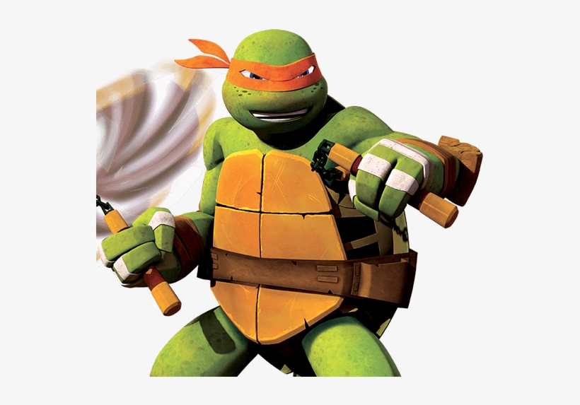 Michelangelo - Michelangelo Ninja Turtle - 550x510 PNG Download - PNGkit