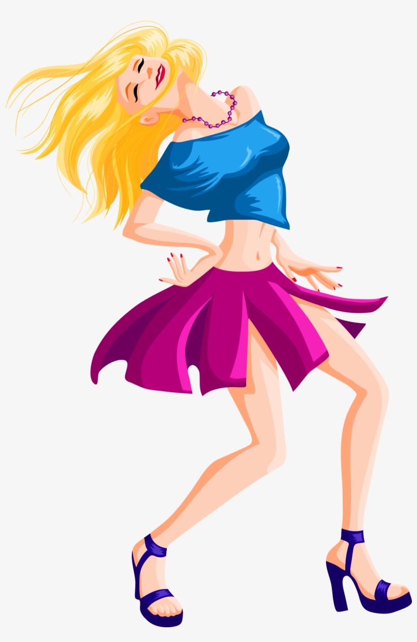 Dancing Girl Vector Png - 1465x2058 PNG Download - PNGkit
