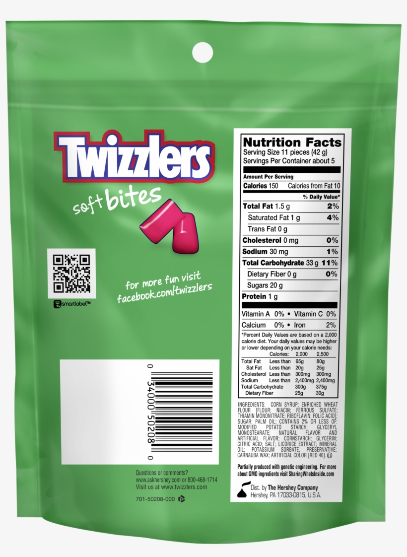 Twizzlers, Soft Bites, Watermelon Candy, 8 Oz - Twizzlers Cherry Bites ...