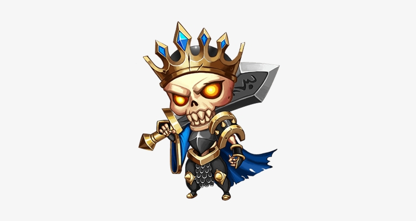 Undead Skeleton King - Cartoon - 800x600 PNG Download - PNGkit