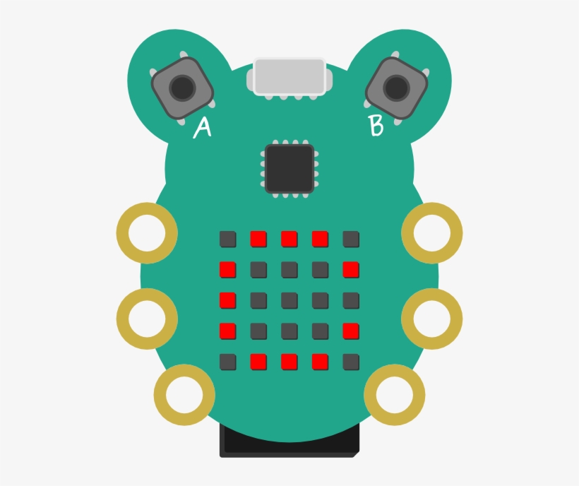 Scrolling Text - Codebug Programmable Wearable Board - 600x685 PNG Download - PNGkit