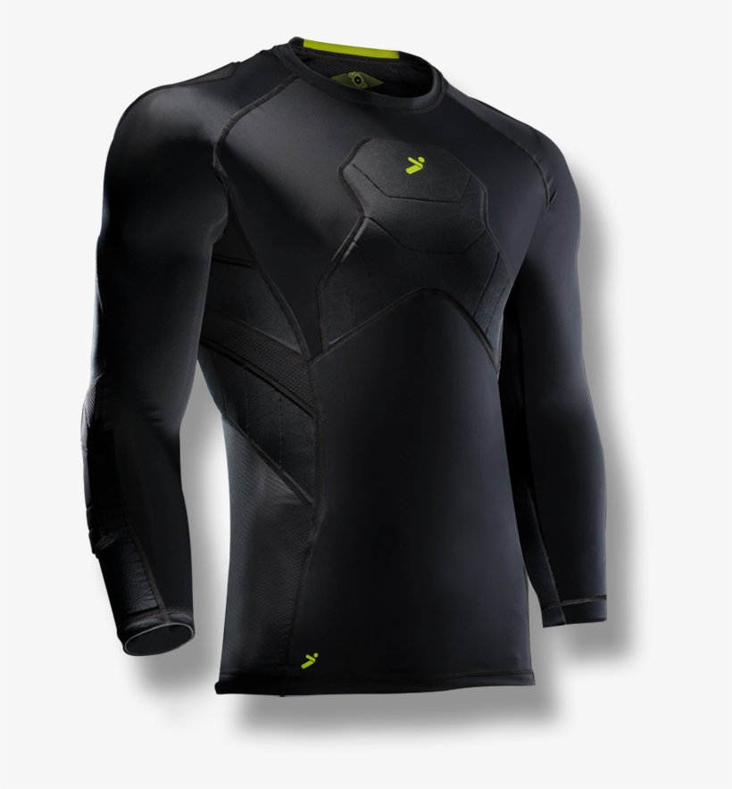 Soccer-goalkeeper Compression Style Shirt With Padded/protection ...