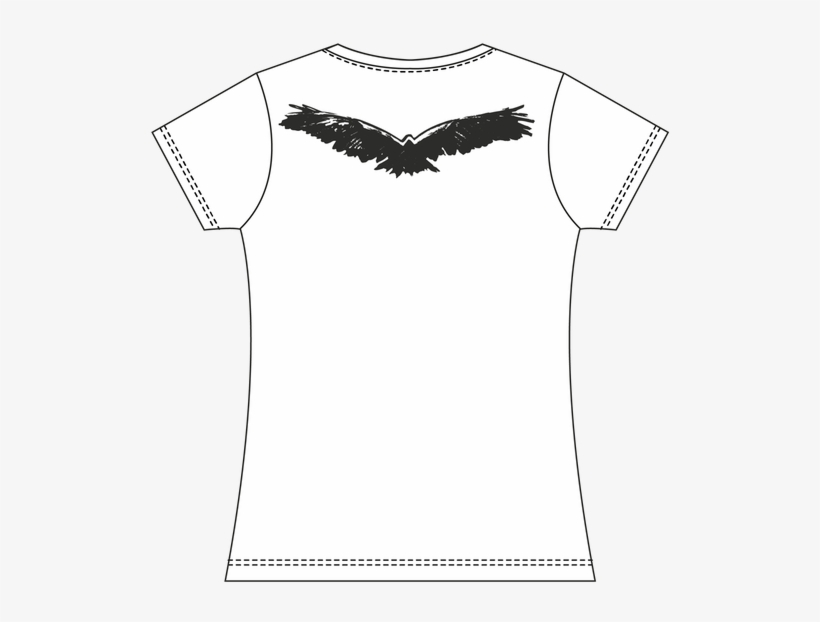 Download Transparent The Eagle - Emo T Shirt White - PNGkit