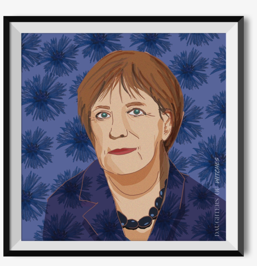 Witch Angela Merkel Poster - Angela Merkel - 1377x1350 PNG Download ...