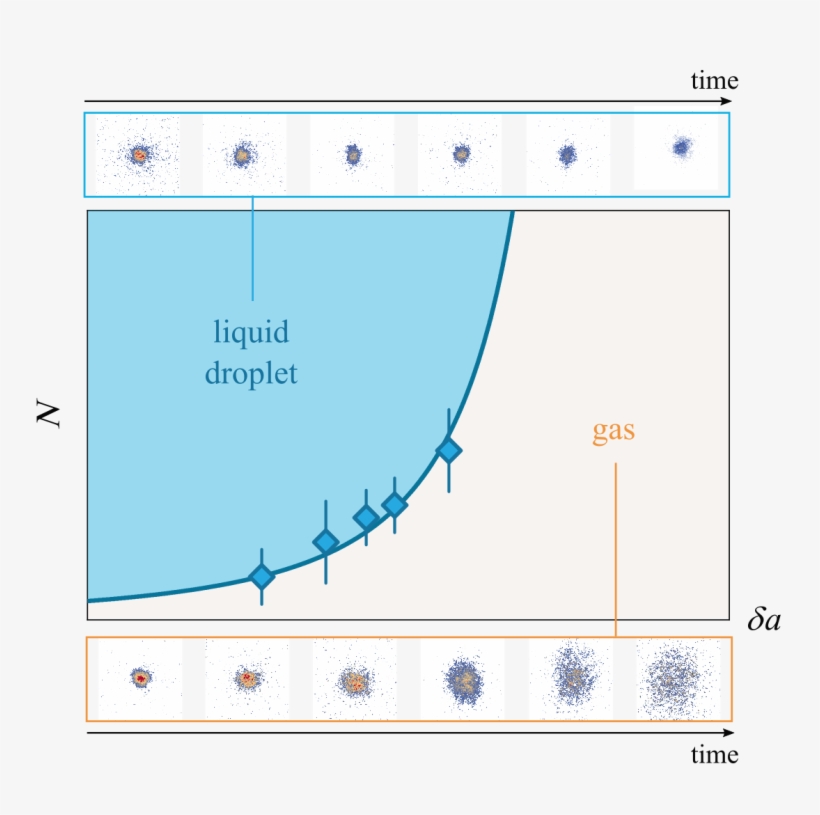 We Report On The Observation Of Quantum Liquid Droplets - Diagram ...
