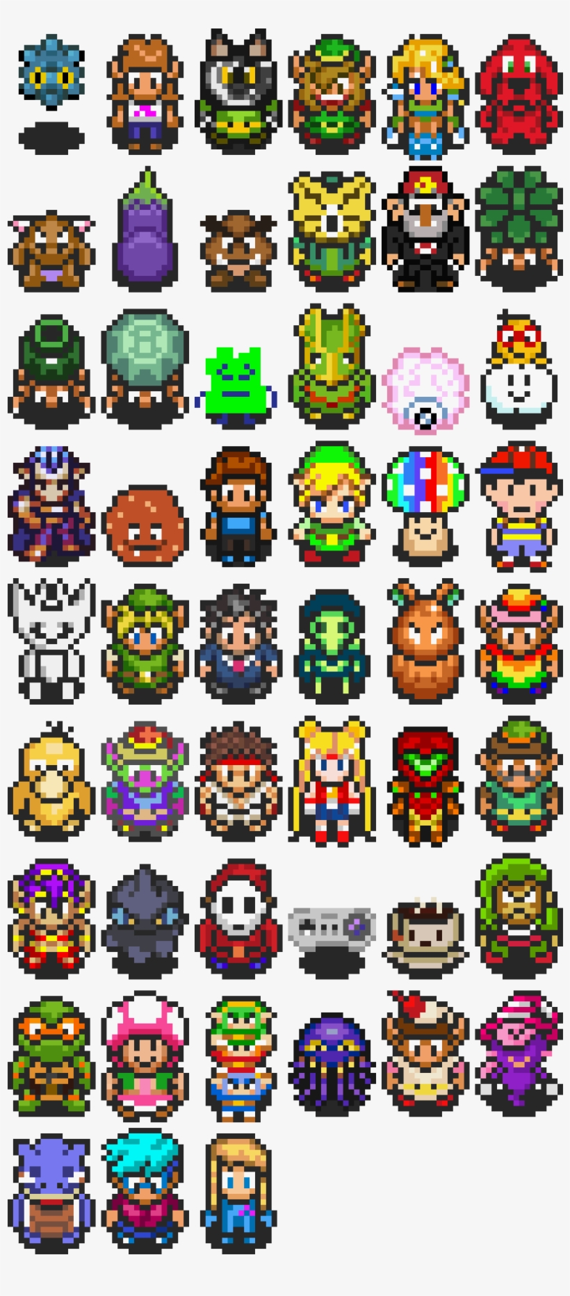 Download Transparent Link Sprite Options - Alttp Randomizer Sprites ...