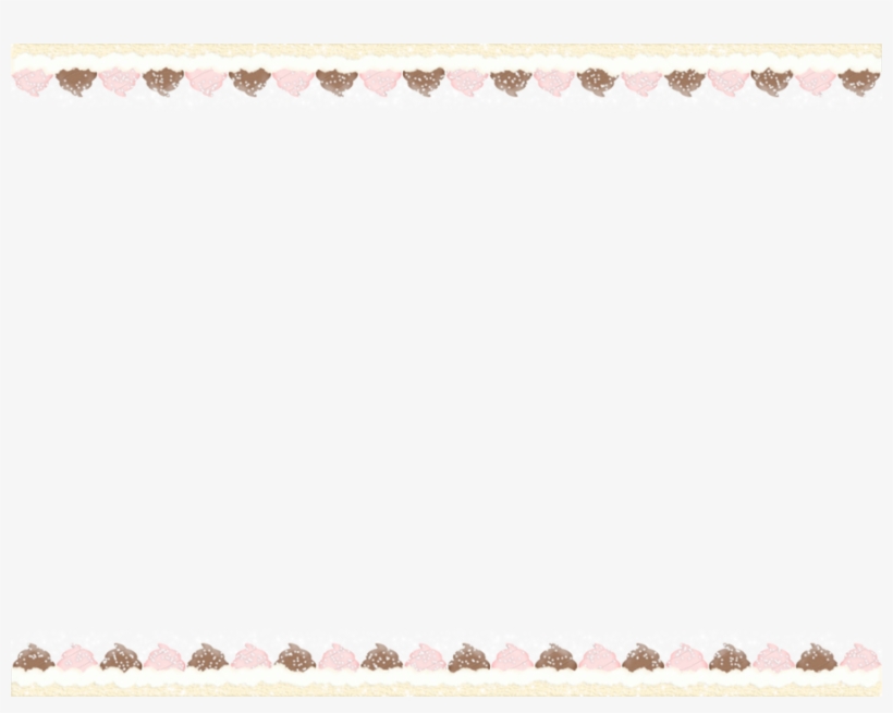 Ice Cream Sundae Border Clip Art