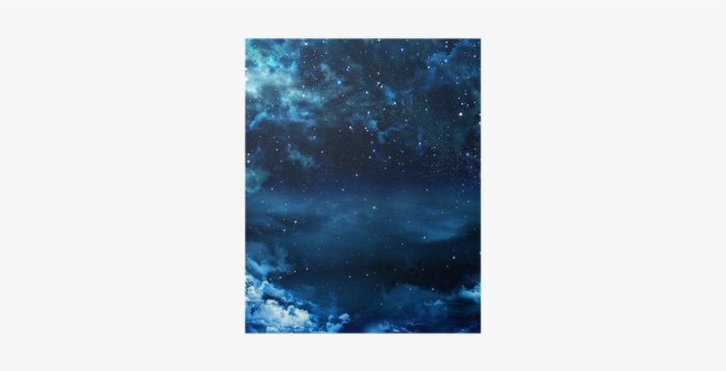 Beautiful Background Of The Night Sky Poster • Pixers® - Night Sky ...