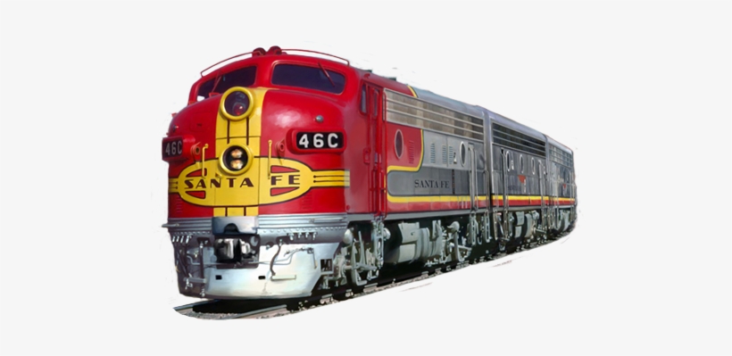 Train Transparent Background - Santa Fe Super Chief - 489x319 PNG ...