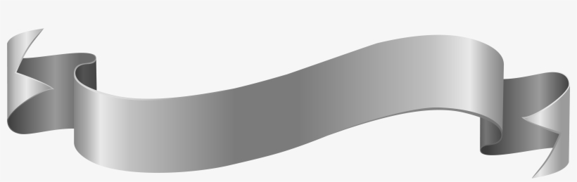 Silver Ribbon Banner Png - Gray Ribbon Banner - 8000x2195 PNG Download ...