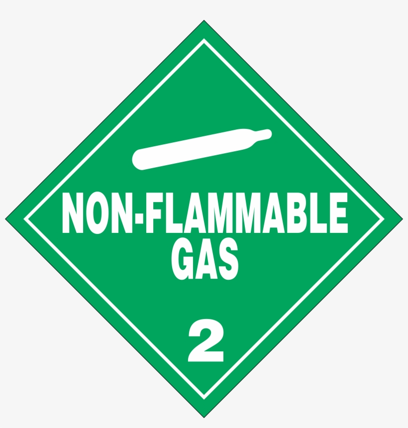 Pdf Png - Non Flammable Gas Label - 4582x4582 PNG Download - PNGkit