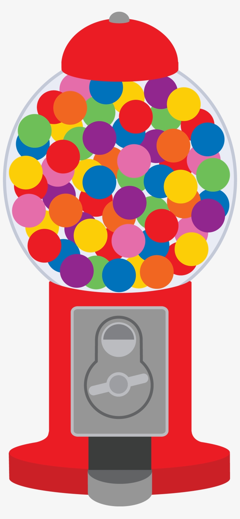 Gumball Machine - Bubblegum Clipart - 3993x8440 PNG Download - PNGkit
