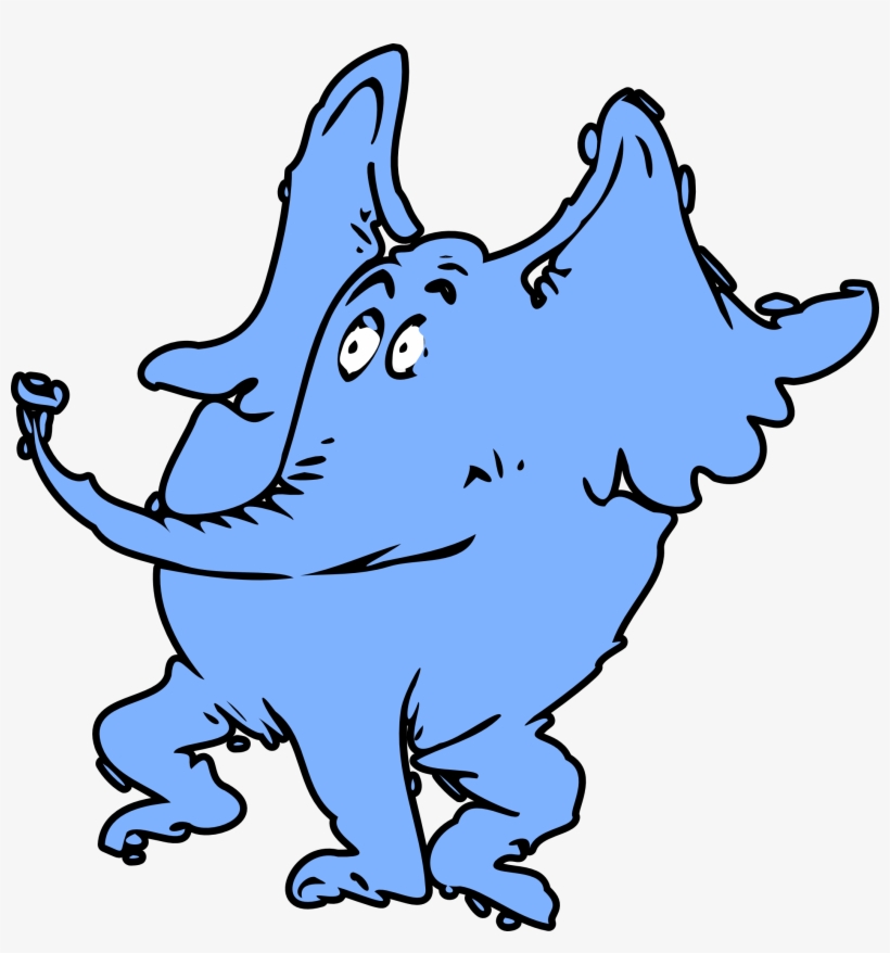Wall Dr Seuss Horton The Elephant Character Kids Room - Dr. Seuss ...