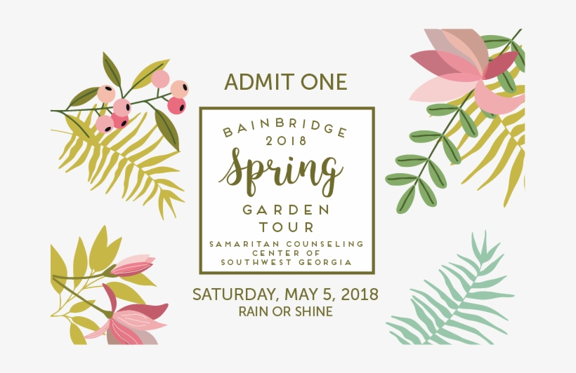 Spring Garden Tour Ticket - Composition Notebook: Design No.58 Style ...